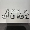 A Vinyl Decal With Some Very Small Cats, Cat Lover, Car Decal ...
