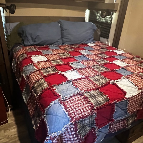 Fox Rag Quilt - Etsy