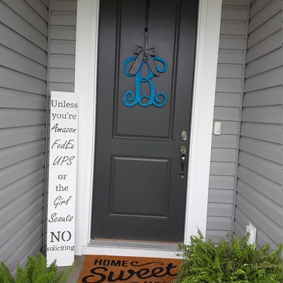 Custom Sign, Last Name Sign, Personalized Sign, Vertical Sign, Name ...