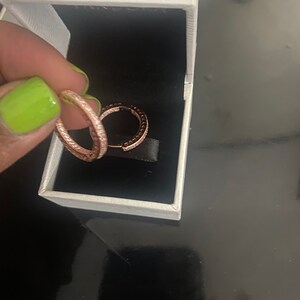 New Pandora Rose™ Gold Pink Daisy Flower Dangle Pendant Charm | Etsy