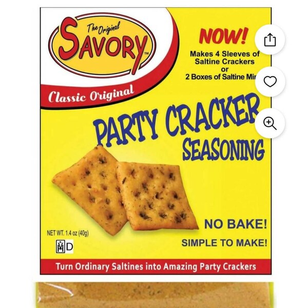 Cracker Seasoning * Seasonings *savory Crackers*gardendill Cracker ...