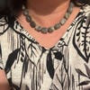 Natural Prehnite Mix Statement Necklace. Statement Necklace. Green ...