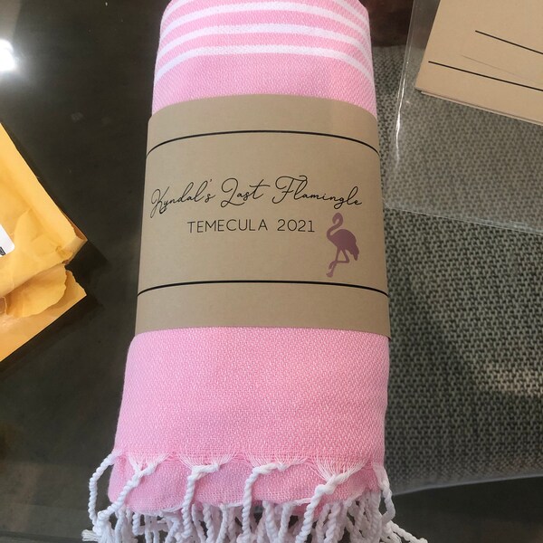 Extra Long Kraft Labels to Wrap Your Own Favors With (EB3332P) - Etsy