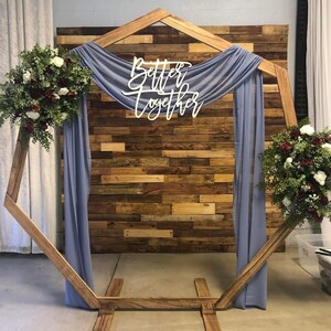 Better Together Wood Sign, Wedding Backdrop, Wedding Bar Sign, Bride to ...