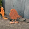 Rusty Metal Robin Steel Robin Decoration Rusty Bird Wild Bird Art ...