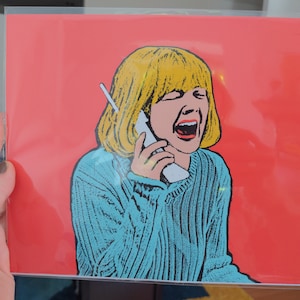 Housewives Cat Meme Print // Woman Yells at Cat Meme Art - Etsy