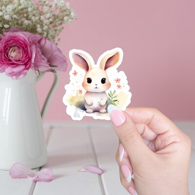 Decal Mockup, Cute Sticker Mockups, Isolated Hand Holding Sticker ...