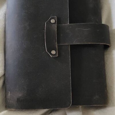 Travelers Notebook Cover, Personalized Leather Cover for Pocket Size ...