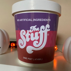 The Stuff Movie Replica Prop Tub RARE - Etsy