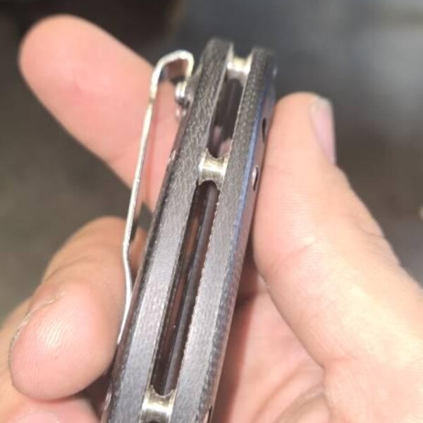 Titanium Flattop Deep Carry Pocket Clip for Sebenza -bead Blast Finish ...