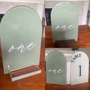 Blank Acrylic Table Number 4x6 Table Number - Etsy
