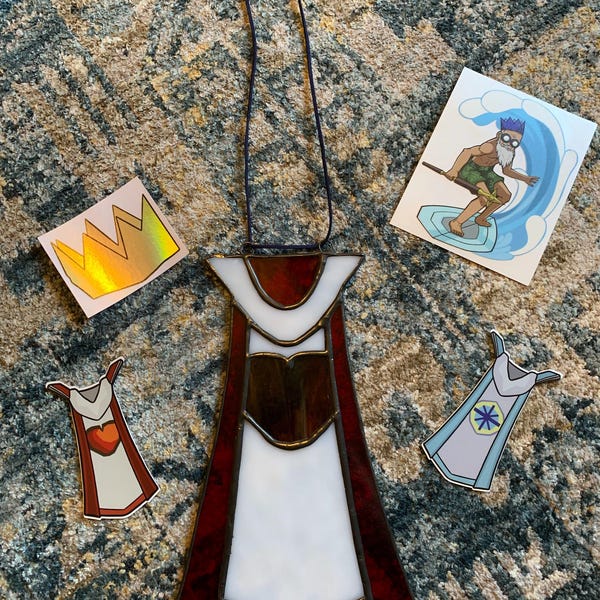 OSRS Skill Cape Vinyl Sticker | Old School Runescape Laptop Sticker ...