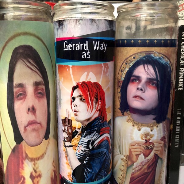 Gerard Way Prayer Candle - Etsy