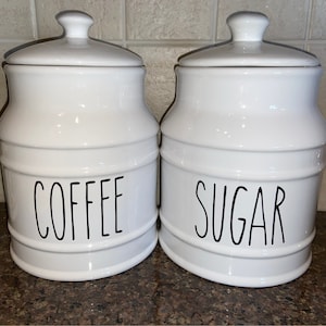 Kitchen Canister Decals Kitchen Canister Labels Kitchen Jar Stickers ...