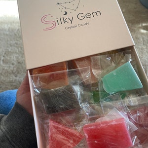 Edible Treasure Box, Kohakutou Candy Box, Crystal Candy, Edible Gem ...