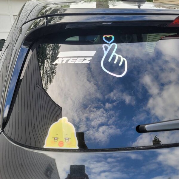 Ateez Aniteez Peeker Car Decals Ateez Stickers Aniteez Decal Ateez Car ...