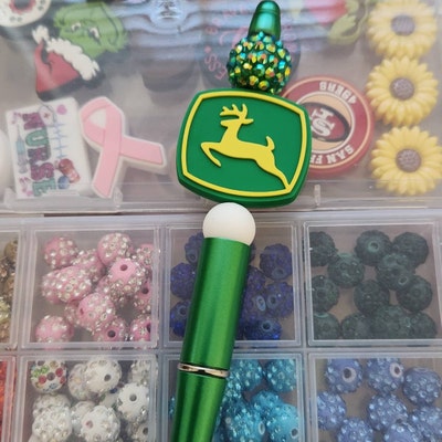 John Deere Focal Bead, Farm Theme - Etsy