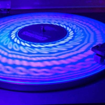 UV / Blacklight Reactive 6 Petal Star Canopy Geometry Galaxy by Andrei ...