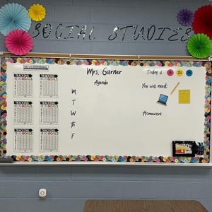 Modern Terrazzo Bulletin Board Border Bundle Printable PDF Modern and ...