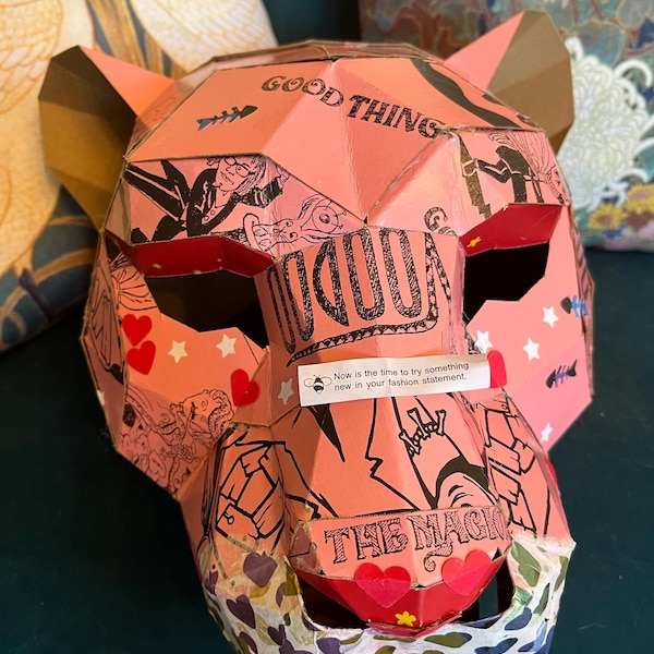 T-rex Low Poly Mask, DIY Paper Craft Mask Dinosaur, PDF Template for 3D ...