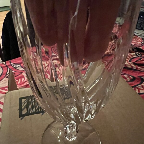 VINTAGE SET OF 2 Crystal Vanity Jars Vintage Vanity Set Crystal Candy ...