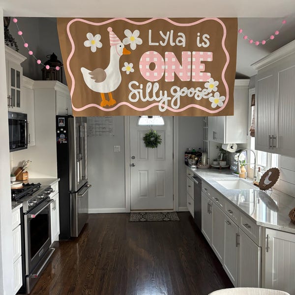 Silly Goose Daisy Birthday Banner - Etsy