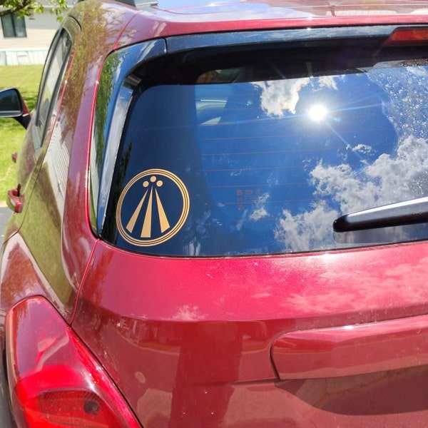 Awen Celtic Druid Symbol Vinyl CAR DECAL Pagan Neo Druid Sticker - Etsy