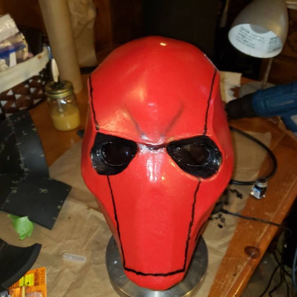 Red Hood Helmet Foam Template - Etsy