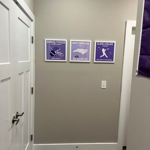 East Carolina University Poster Set - Etsy