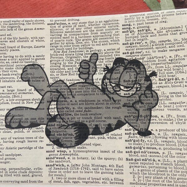 3 Peanuts Pig Pen Vintage Dictionary Page Prints - Etsy