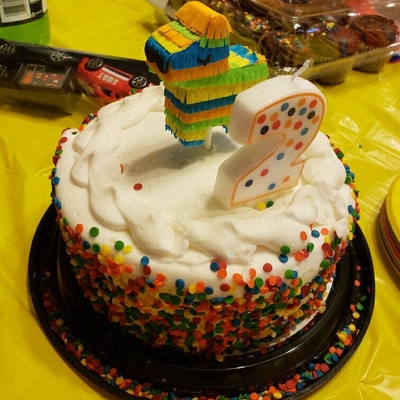 1x Mini Piñata Cake Topper With Name, Fiesta Baby Shower, Fiesta ...