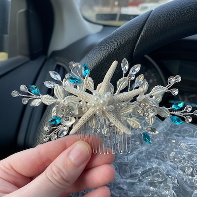 Wedding Veil Comb Pearl Hair Comb Hair Vine Wedding Veil and Headpiece ...