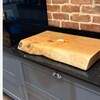 XL Lipped Oak Chopping Block Solid Oak Dough Board Oak Counter Chopping ...