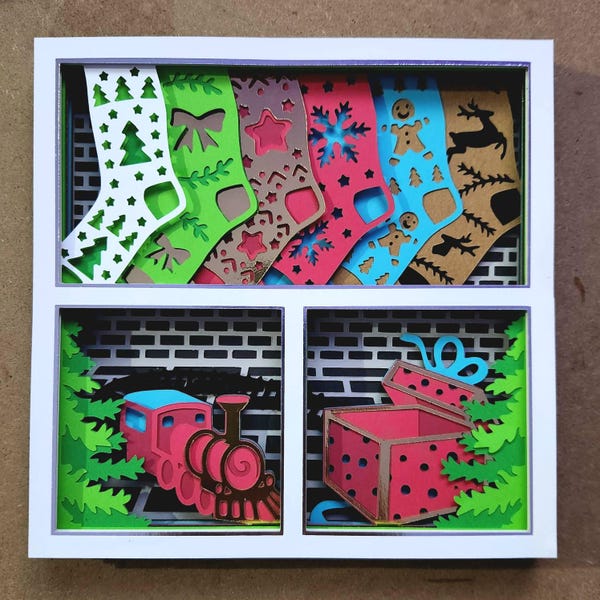 3D Lilac Branch Flowers Shadow Box SVG, 3D Spring SVG, 3D Lilac Flowers ...