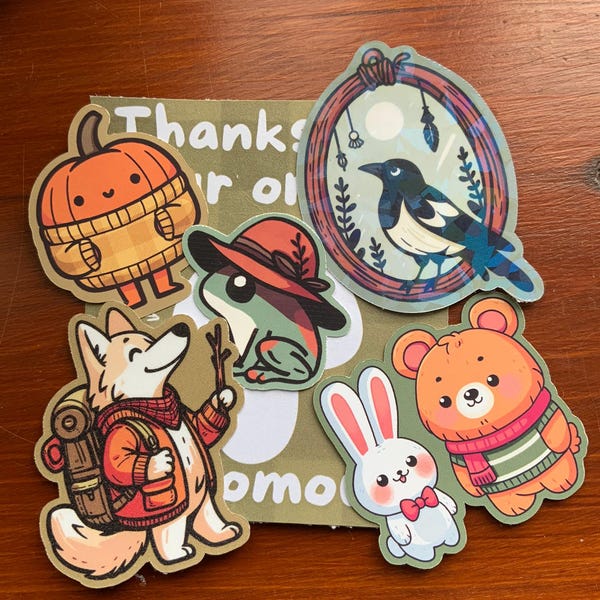 My Beloved Ghost Matte Sparkle Sticker - Cottagecore Sticker ...