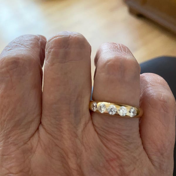 Coil Stacker Ring in Solid Gold, Yellow Gold Wedding Band, Gold ...