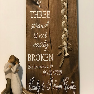 A Cord of Three Strands is Not Easily Broken Ecclesiastes 4:12 SVG, PDF ...