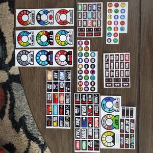 Semi-gloss sim Racing Decals V6 - Etsy