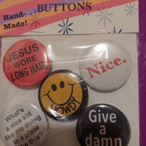 Odd Funky Buttons set 1 - Etsy
