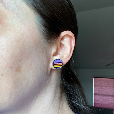 Fluorescent UV Acrylic Coaster Set-vaporwave City Retro Decor 80s 90s ...