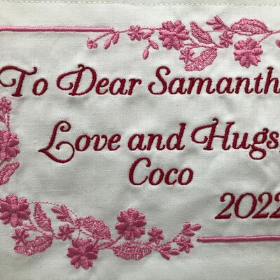 Nautical Anchor Quilt Label Custom Anchor Quilt Label Sublimation Quilt ...