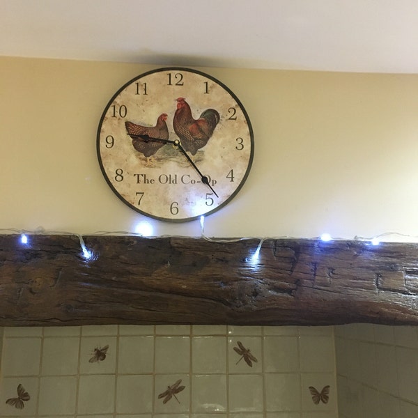 Chicken Clock- Personalized Chicken and Rooster Clock - Etsy