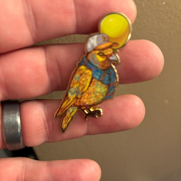 Pretty Lights YELLOW BIRD Hat Pin & Stickers Bundle [PL Hat Pin] - Etsy