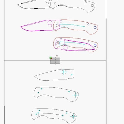 Knife Making Digital Plans Pdf, DWG, DXF Files DIY Woodworking Guide ...