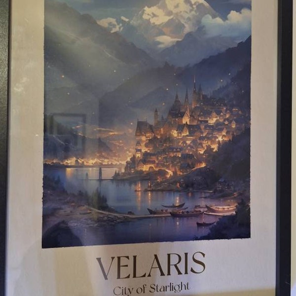 Velaris Poster|acotar| Boho Poster |digital Download| Night Court ...