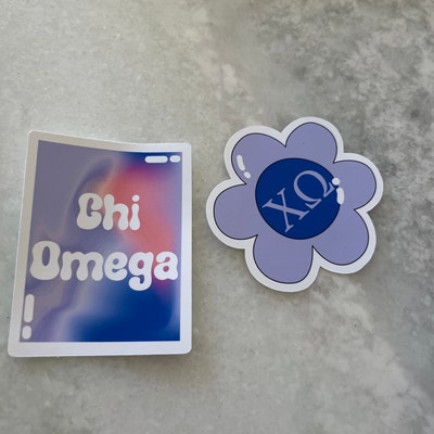 Chi Omega Sticker Pack, Sorority Stickers, Chi Omega Flag, Chi Omega ...