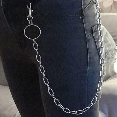 Wallet Chain With O-ring, Belt Chain, 90's Trouser Chain, Pants ...