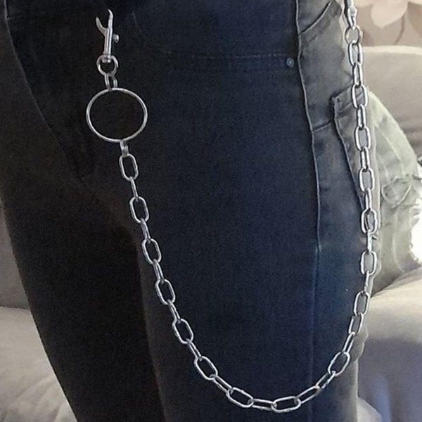 Wallet Chain With O-ring, Belt Chain, 90's Trouser Chain, Pants ...