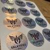 Custom Personalised Business Logo, Oval Stickers, Rectangle, Square ...