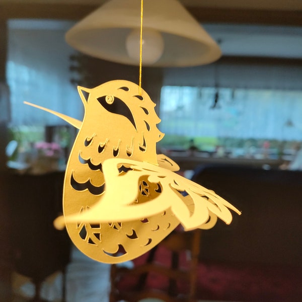 Layered 3d Birds Svg Bundle, Paper Bird Template, DIY Decor Svg Cut ...